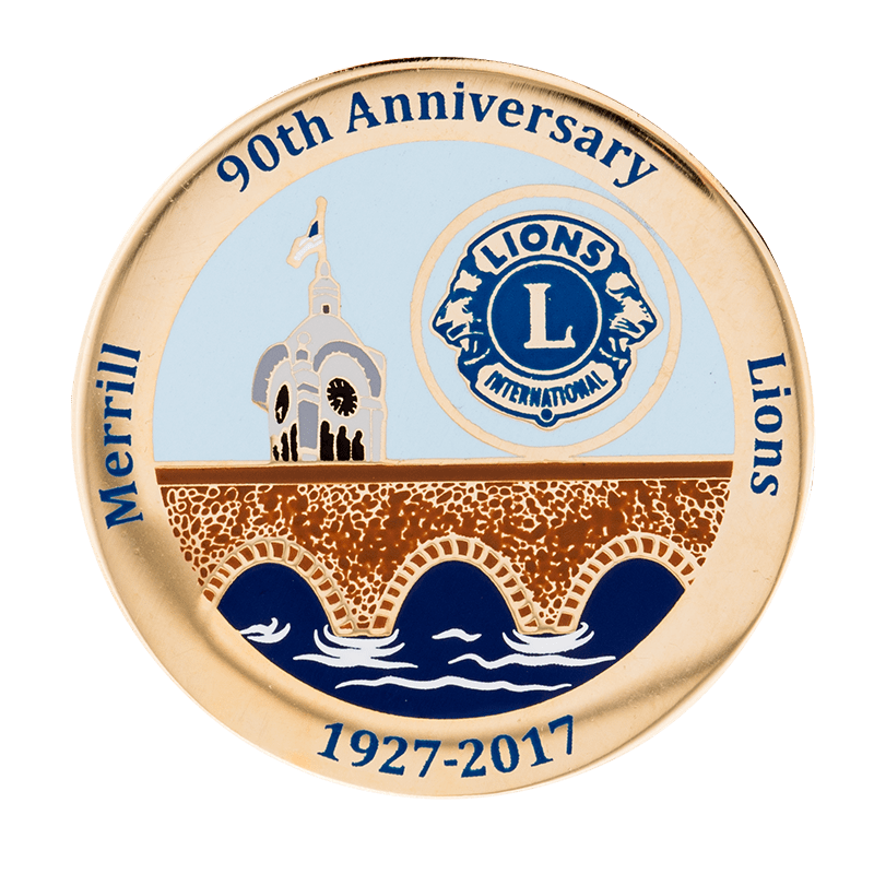 Custom Lions International Club Pins, Medals, Coins & Badges – PinSource